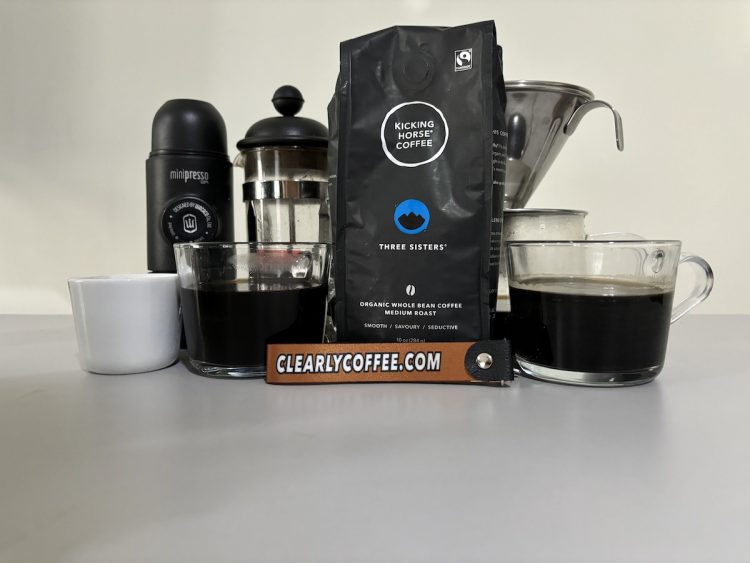 I Tasted Kicking Horse Three Sisters Organic Medium Roast Coffee: Review