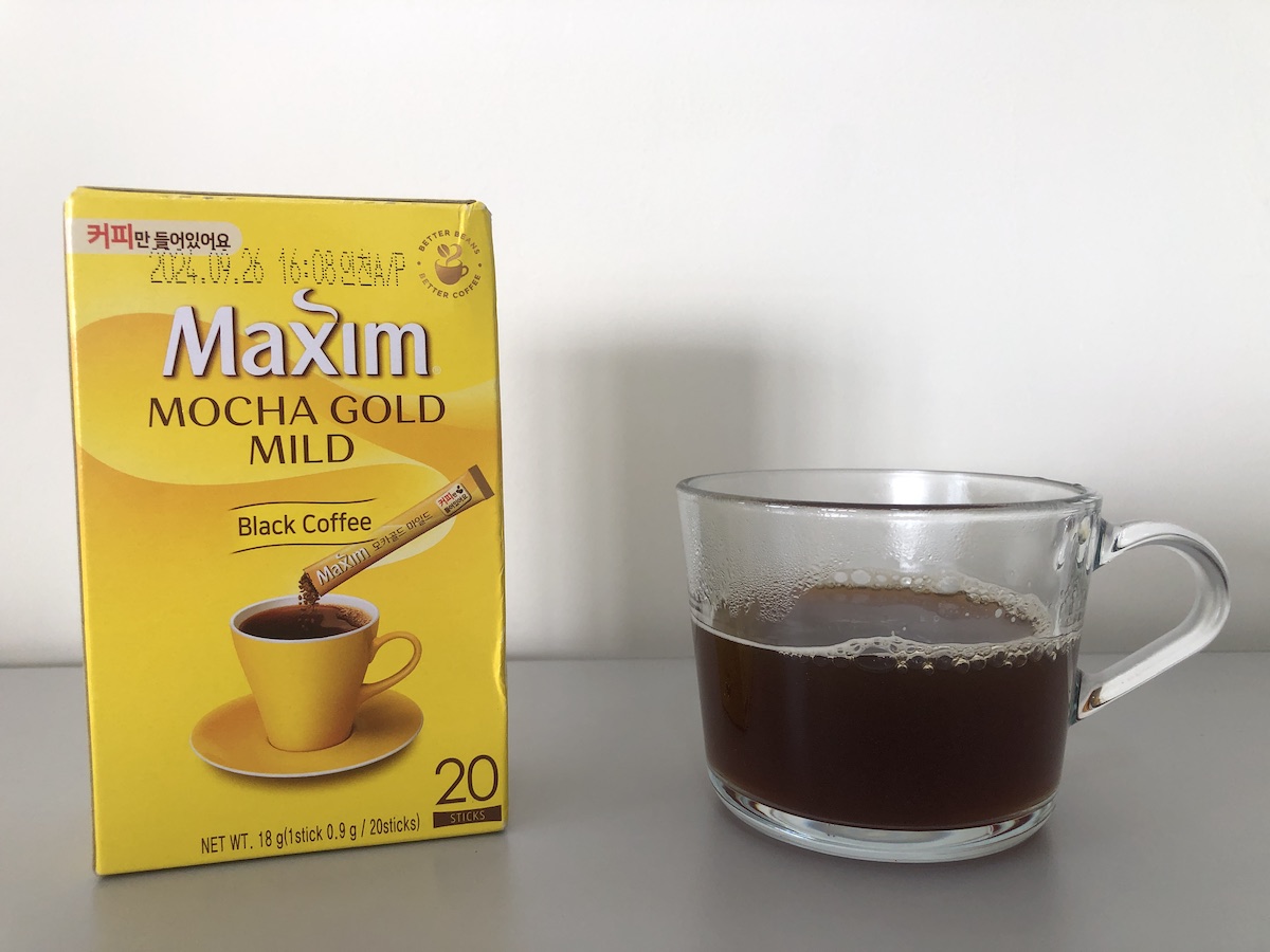 Maxim Mocha Gold Mild Korean Instant Coffee: My Review with Photos