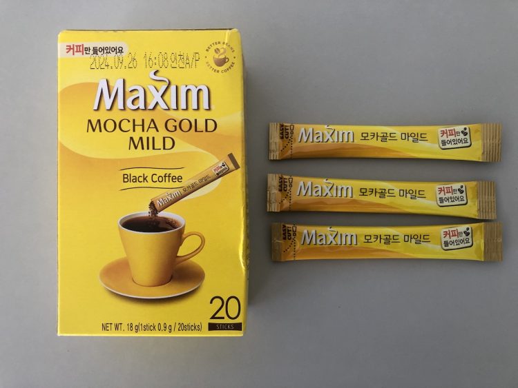 Maxim Mocha Gold Mild Korean Instant Coffee: My Review with Photos