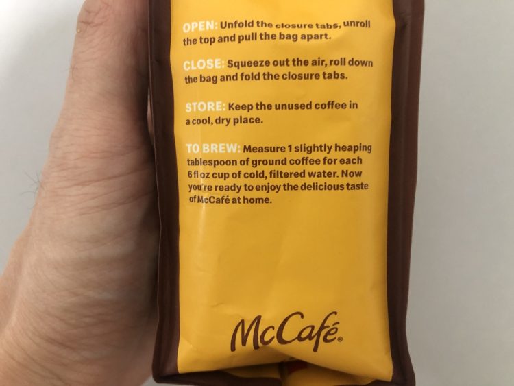 McDonald's McCafe Premium Roast Bagged Ground Coffee: My Review, Taste Test