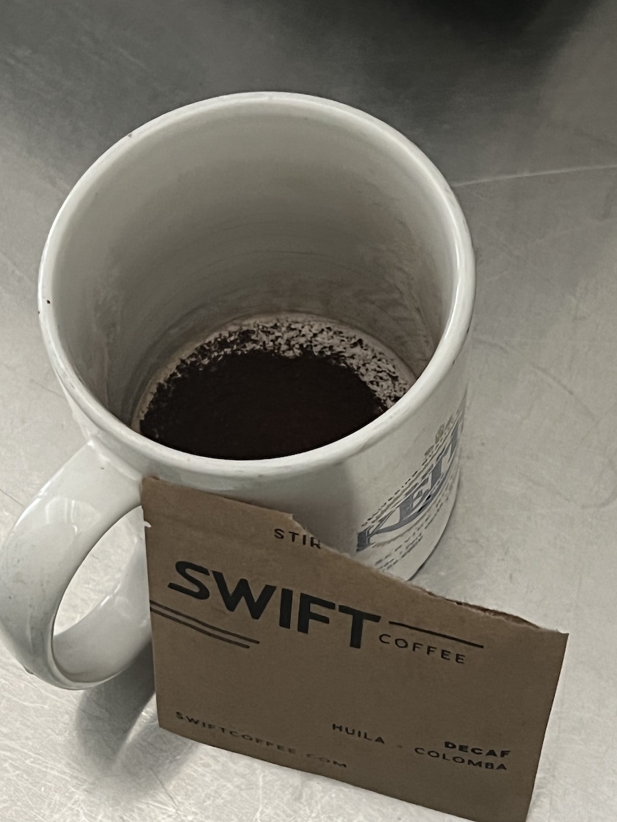 Swift Instant Coffee Review: Decaf Columbia
